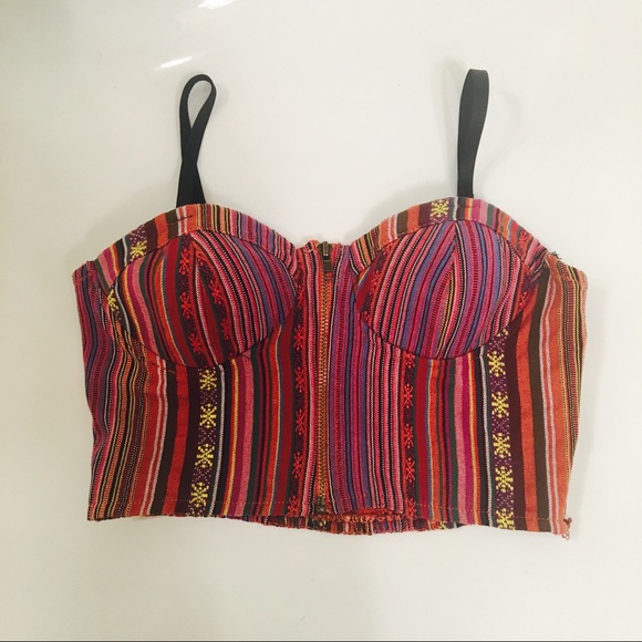 Forever 21 | Tops | Multi Color Bustier | Poshmark
